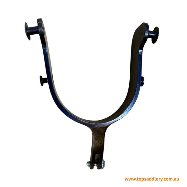 Barstow Saddle Bronc Spurs 5 Deg 1.5inch Shank Pair | The Top Saddlery