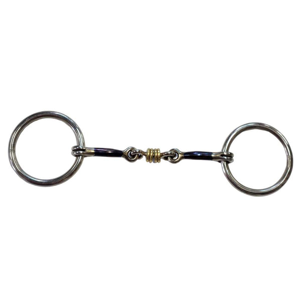Toprail Hvy Loose Ring Bit 10mm SI Mouth 3Pce With Rollers | The Top Saddlery