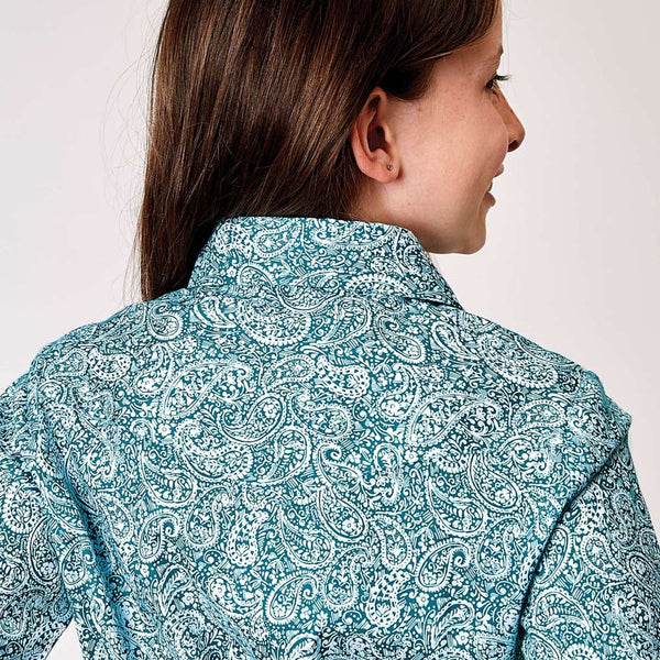 Roper Girls Amarillo 80325108 Print Shirt | The Top Saddlery