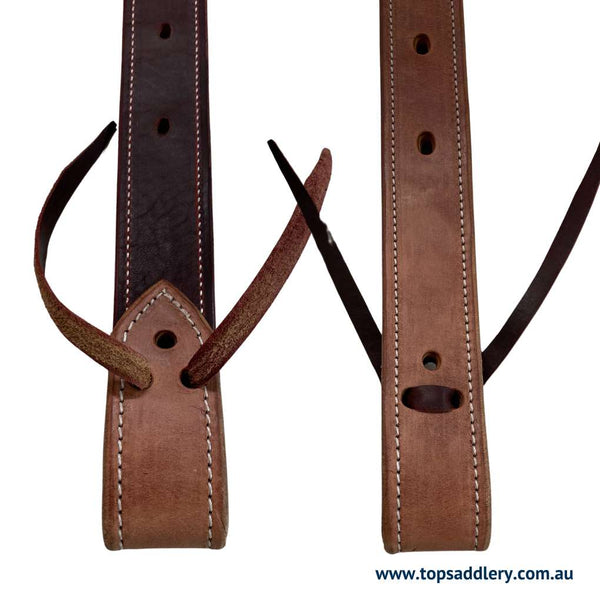TTS Bronc Flankgirth Billets 1 3/4 Inch Lined Pair | The Top Saddlery