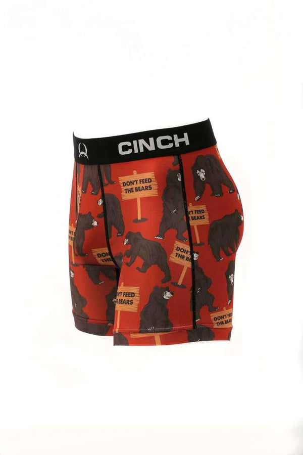 Cinch Mens Bears Boxers 6 Inch | The Top Saddlery