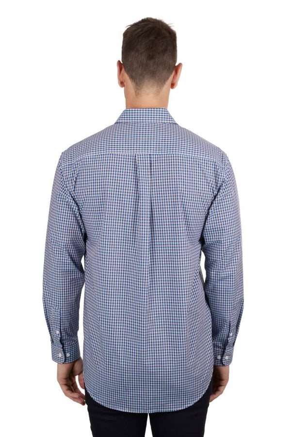 Hard Slog Mens Bobbie Check Half Placket Shirt | The Top Saddlery