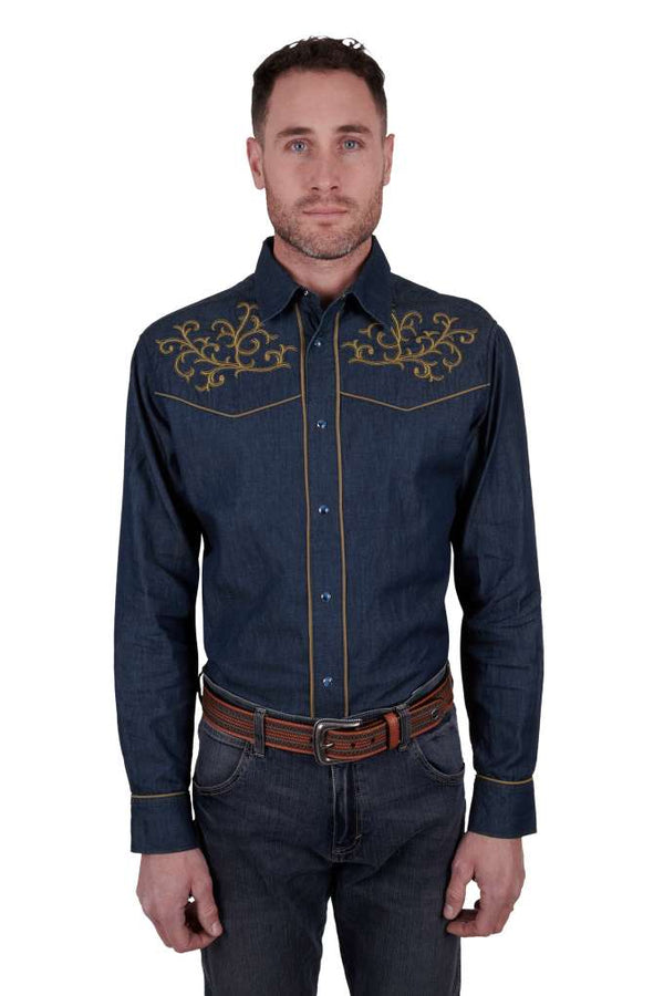 Wrangler Mens Ross Shirt | The Top Saddlery