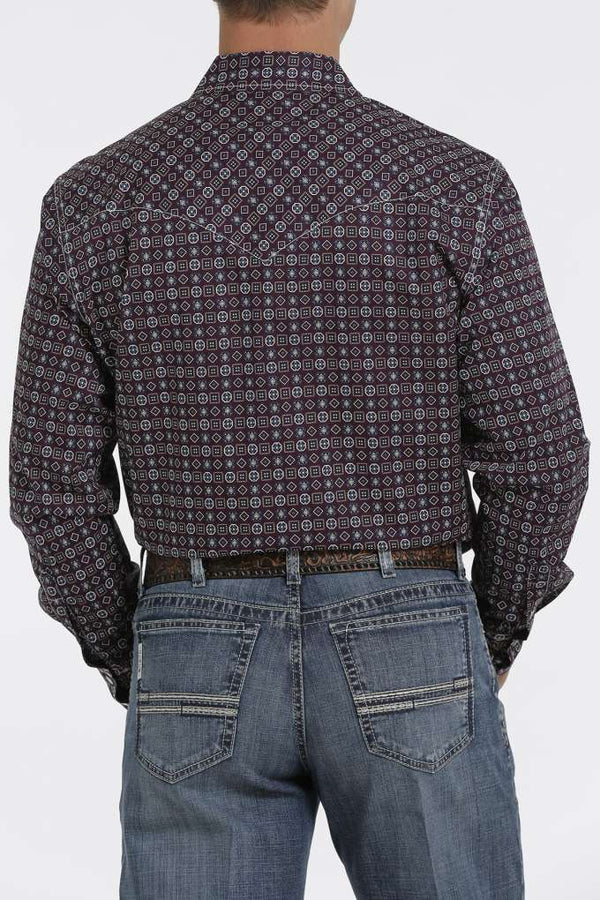 Cinch Mens Feature Tile Shirt | The Top Saddlery