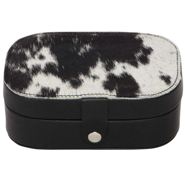 Design Edge Travel Cowhide Jewellery Box | The Top Saddlery