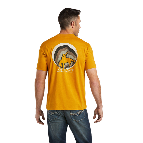 Ariat Mens Buckaroo Tee Buckhorn Heather | The Top Saddlery
