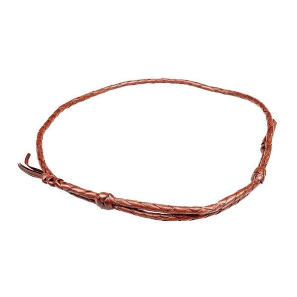 Badgery Single Round Plaited Hatband | The Top Saddlery